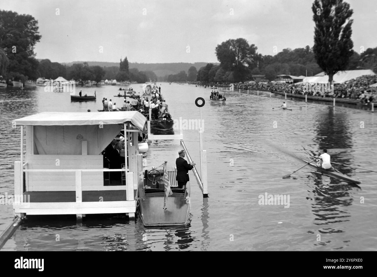 POLISH ROWER KUBIAK AT HENLEY / ; 6 JULY 1962 Stock Photo - Alamy
