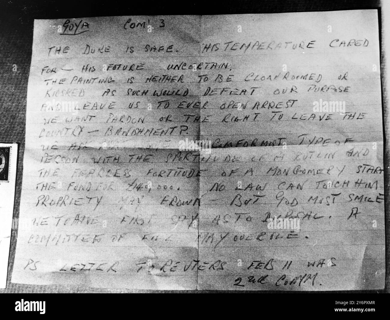Anonymous letter Black and White Stock Photos & Images - Alamy