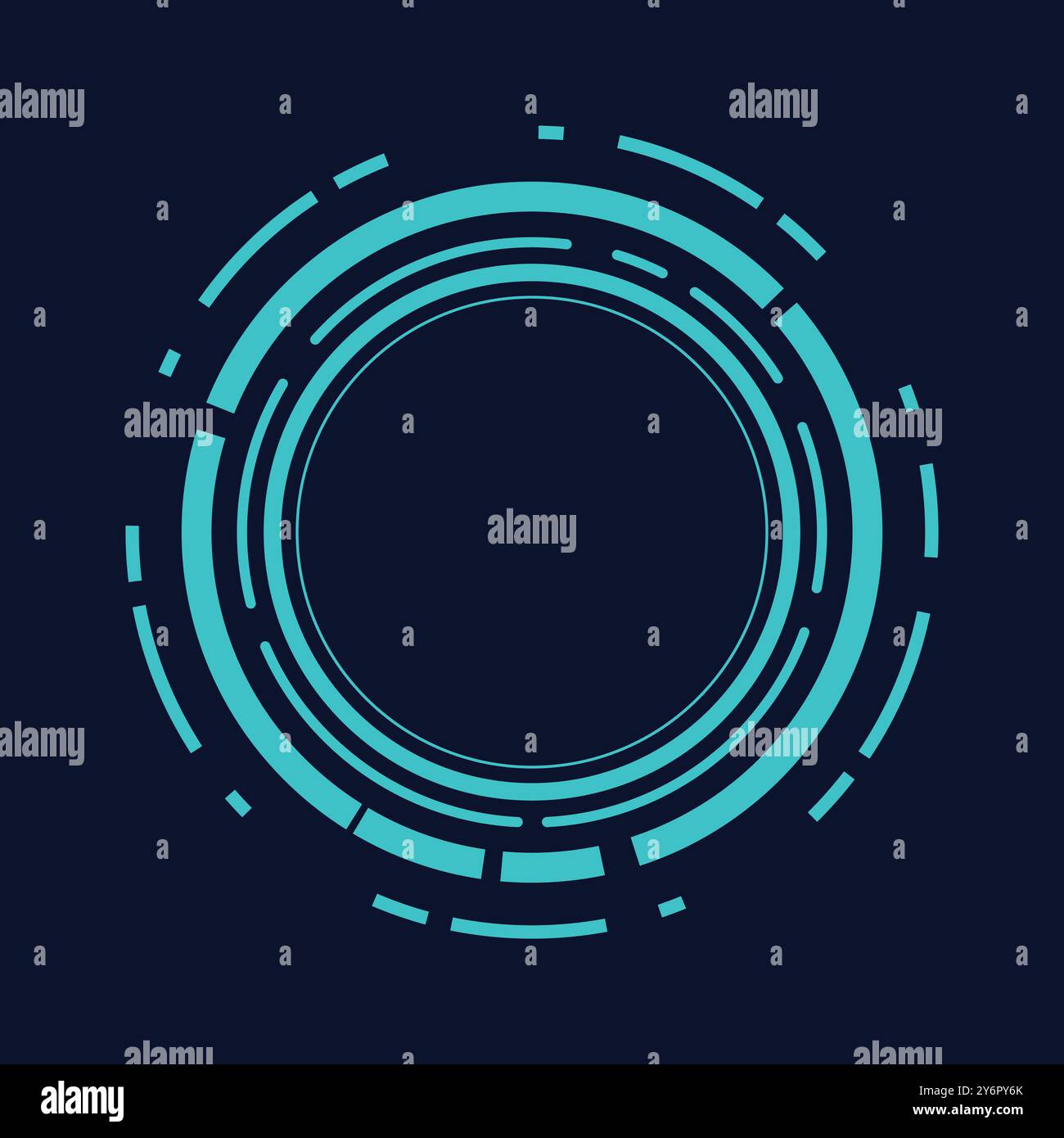 sci fi circle frame modern user interface element Technology futuristic ...