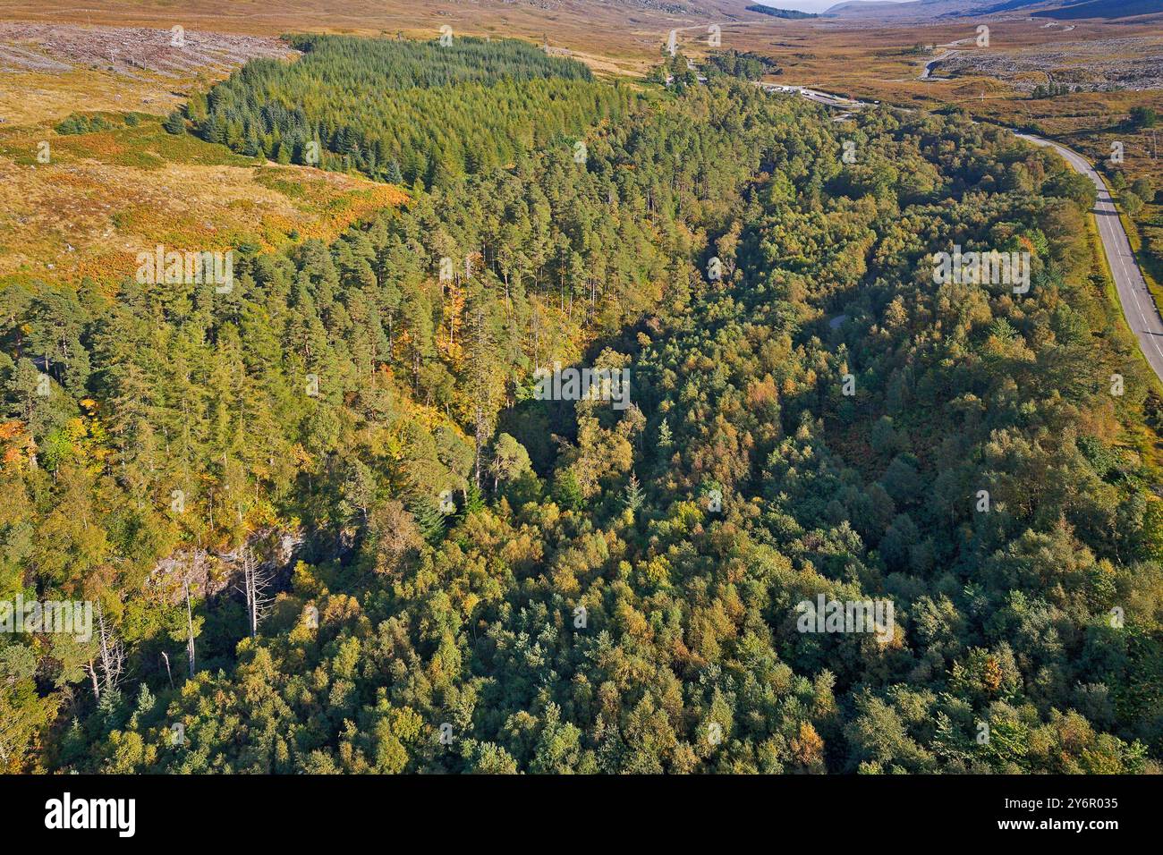 Corrieshalloch Gorge National Nature Reserve in late summer the A832 ...