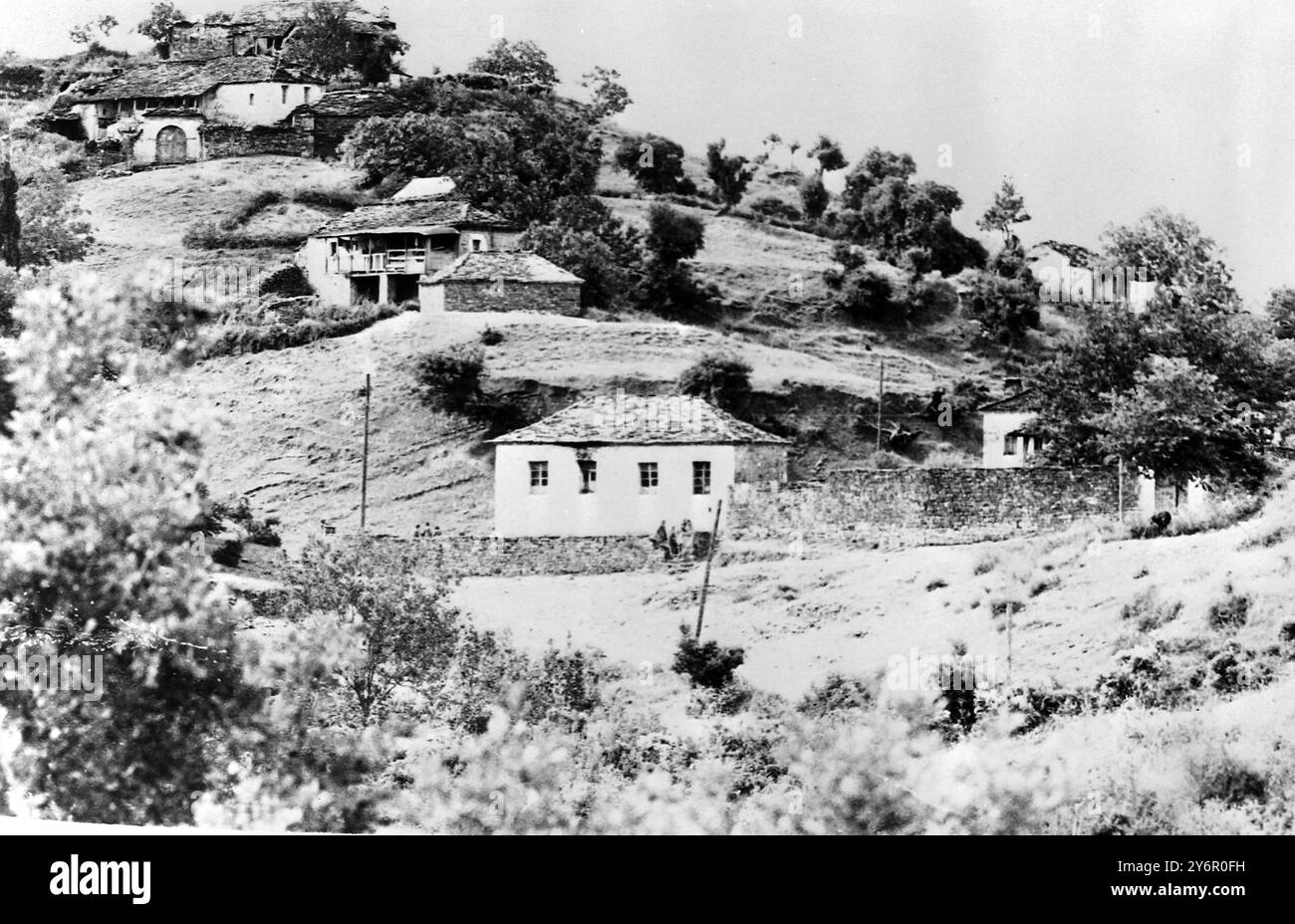 KAKAVIA BORDER LINE OF VILLAGE ; 22 JUNE 1962 Stock Photo - Alamy