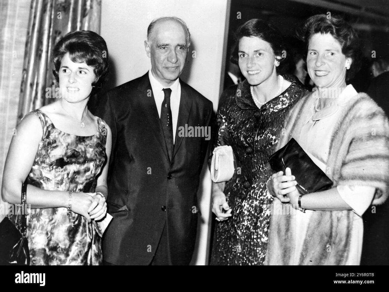 MARGARET VARNER, LEONARD SIMPSON, AND DU PONT AT WIMBLEDON RECEPTION ...