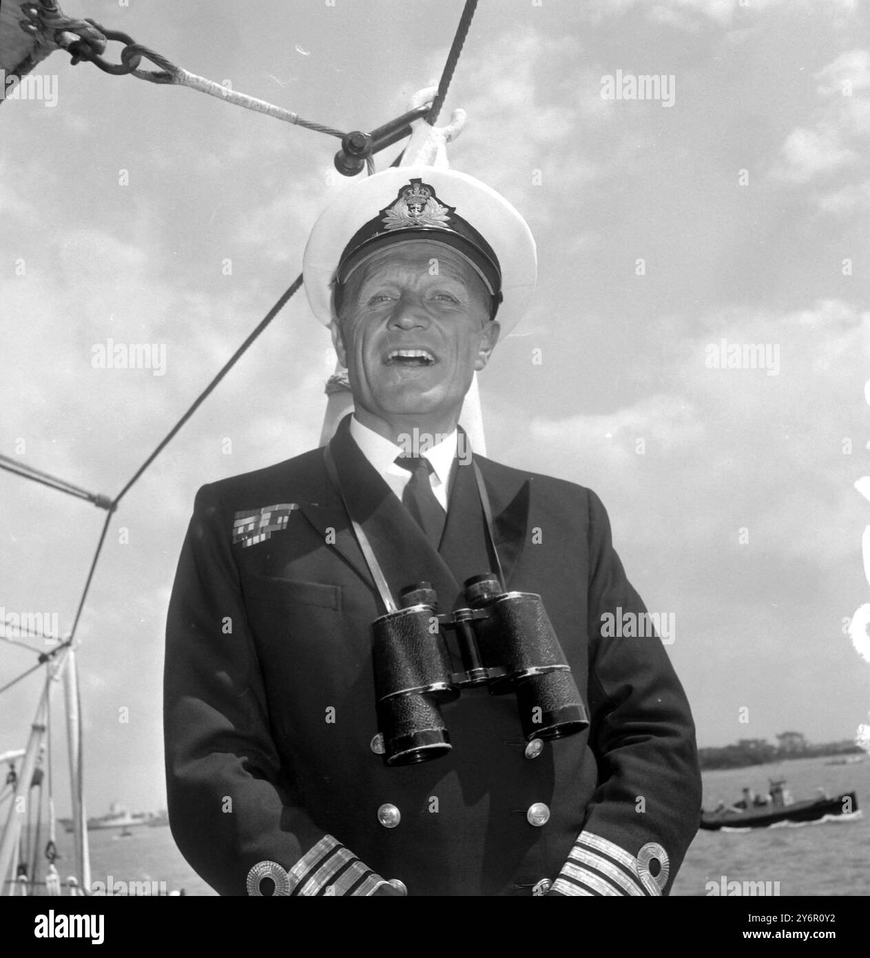 CAPTAIN MORGAN GILES PORTRAIT / ; 19 JUNE 1962 Stock Photo - Alamy