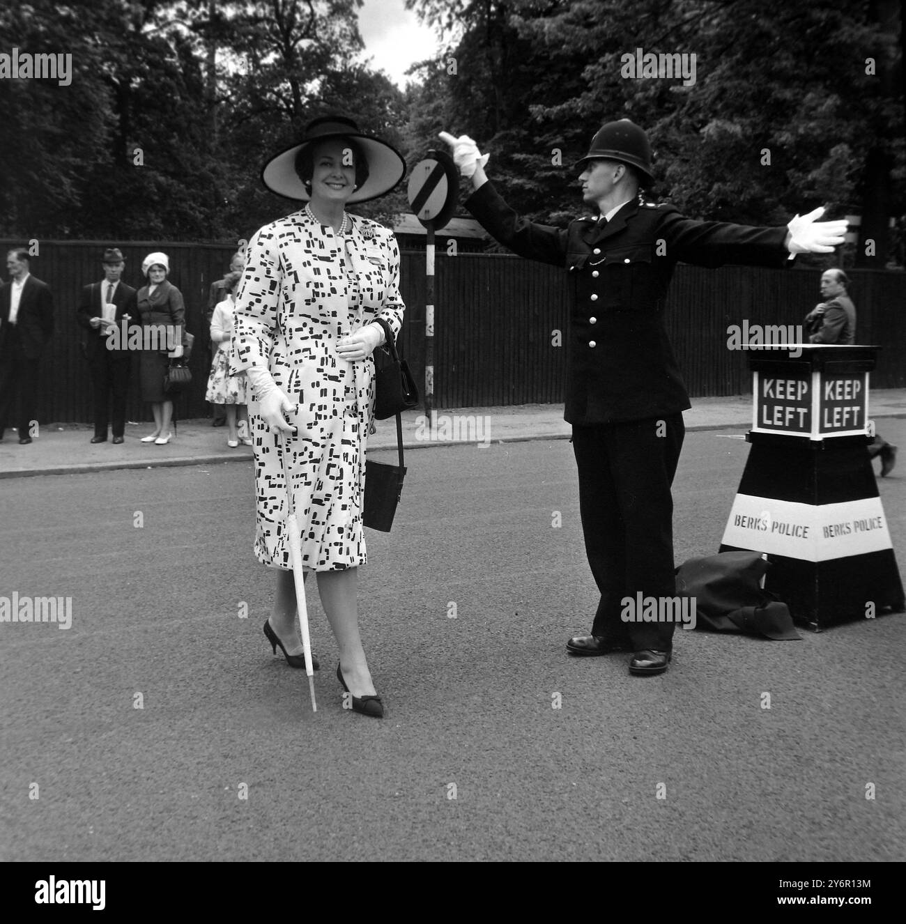BEGUM AGA KHAN AT ROYAL ASCOT / ; 19 JUNE 1962 Stock Photo - Alamy