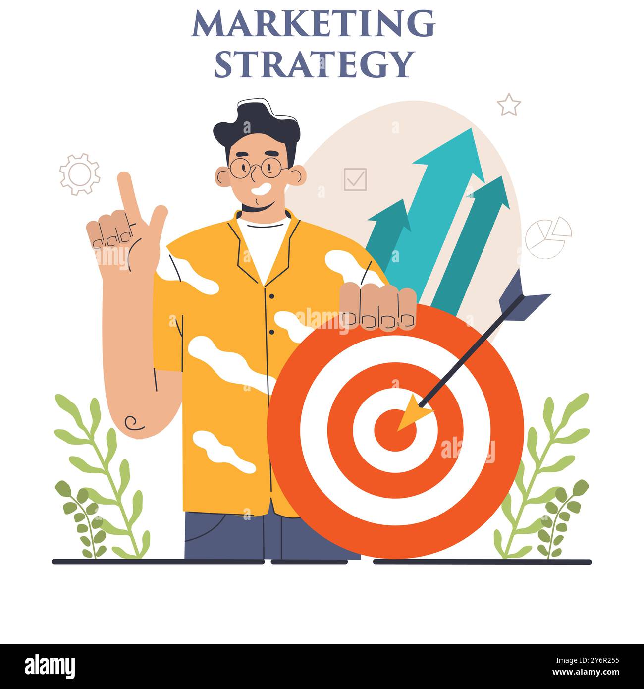 Marketing strategy development. Marketing campaign, commercial project ...