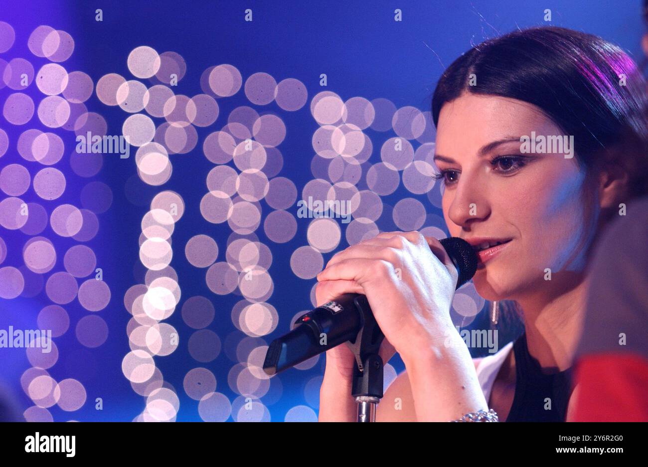 Milan Italy 30/03/2005: Laura Pausini,Italian singer,during the ...