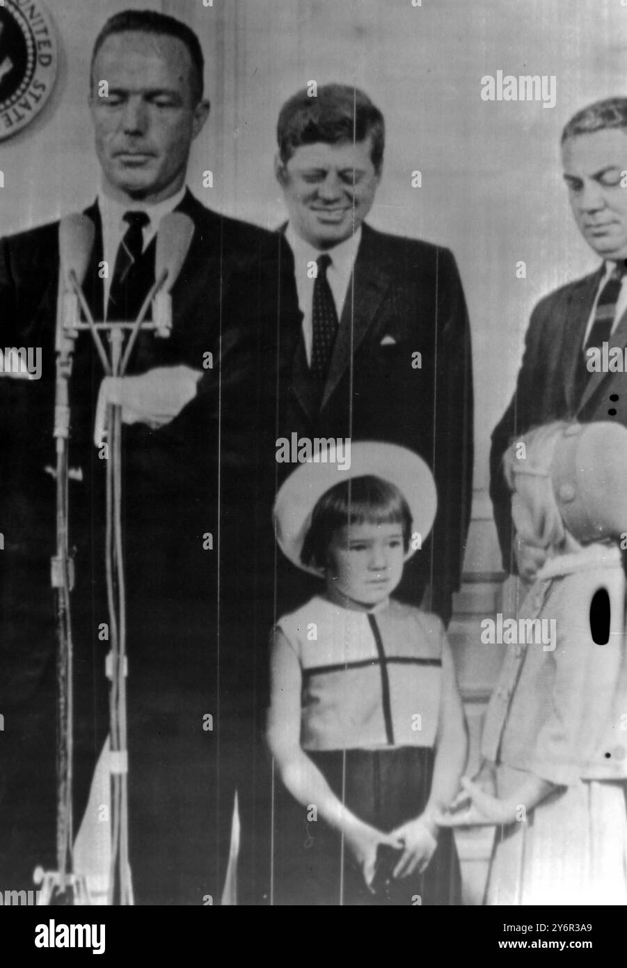 US AMERICAN PRESIDENT JOHN F KENNEDY WITH WALTER WILLIAMS AND SCOTT ...