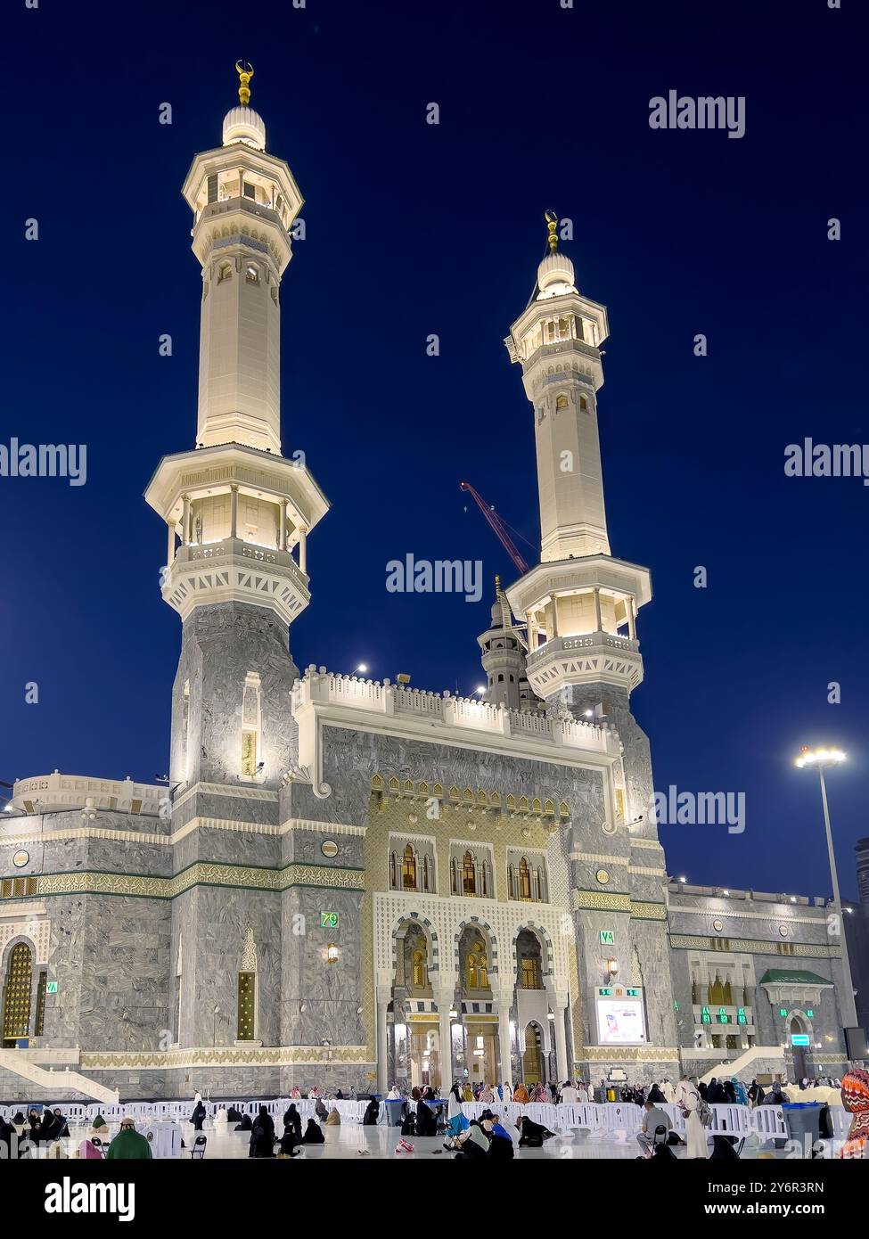 Main entrance of Holy Masjid Al Haram in Makkah, Saudi Arabia.17-May ...