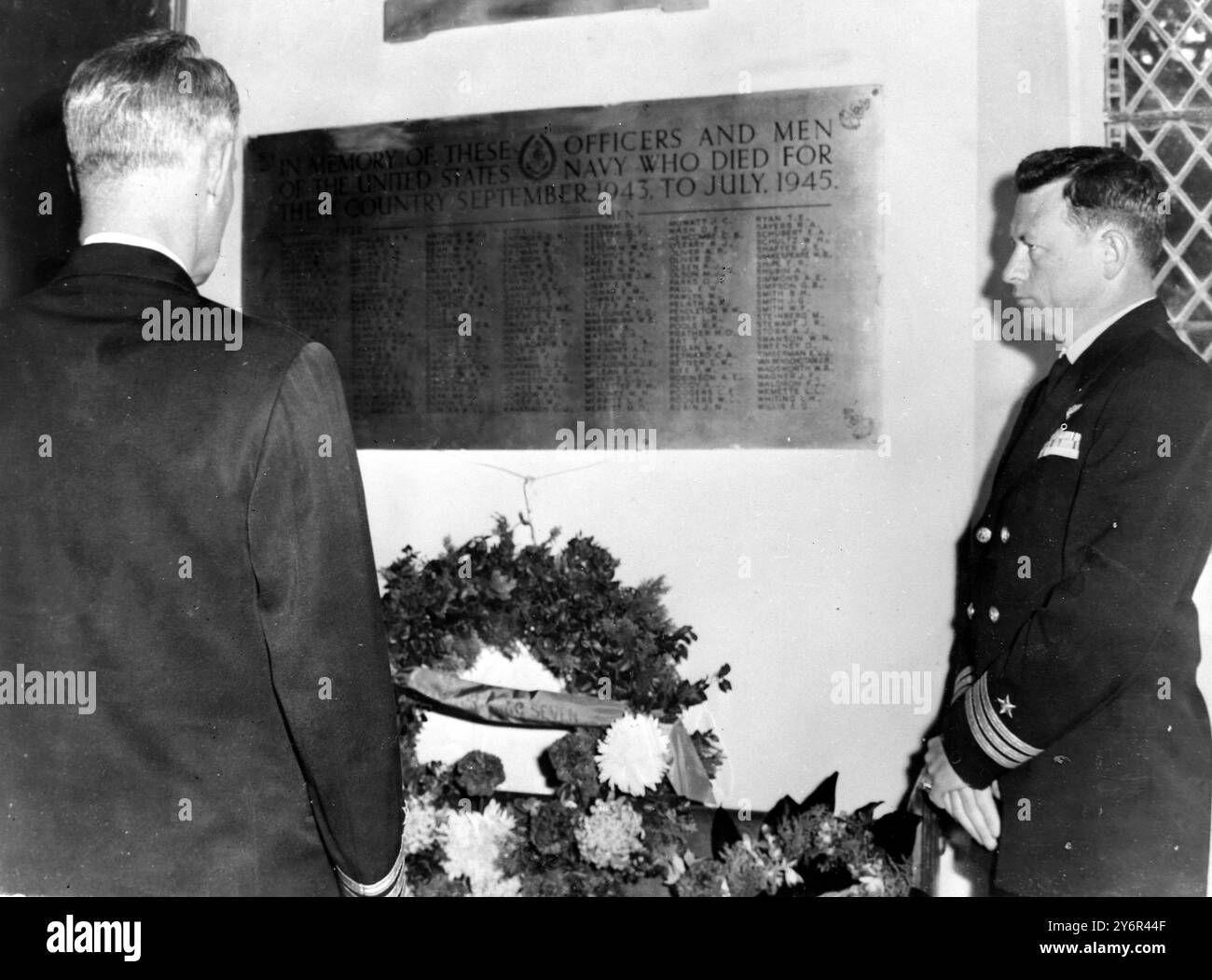 CAPTAIN POYNTELL STALEY WITH COMMANDER JOEL TILLEY IN DEVON / ; 31 MAY ...