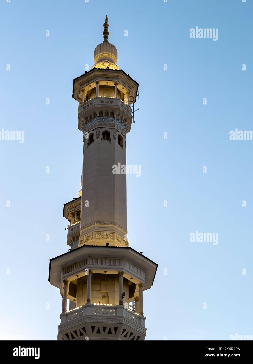 Makkah, Saudi Arabia. 17-May-2024. The Tower of Masjid Al Haram in ...