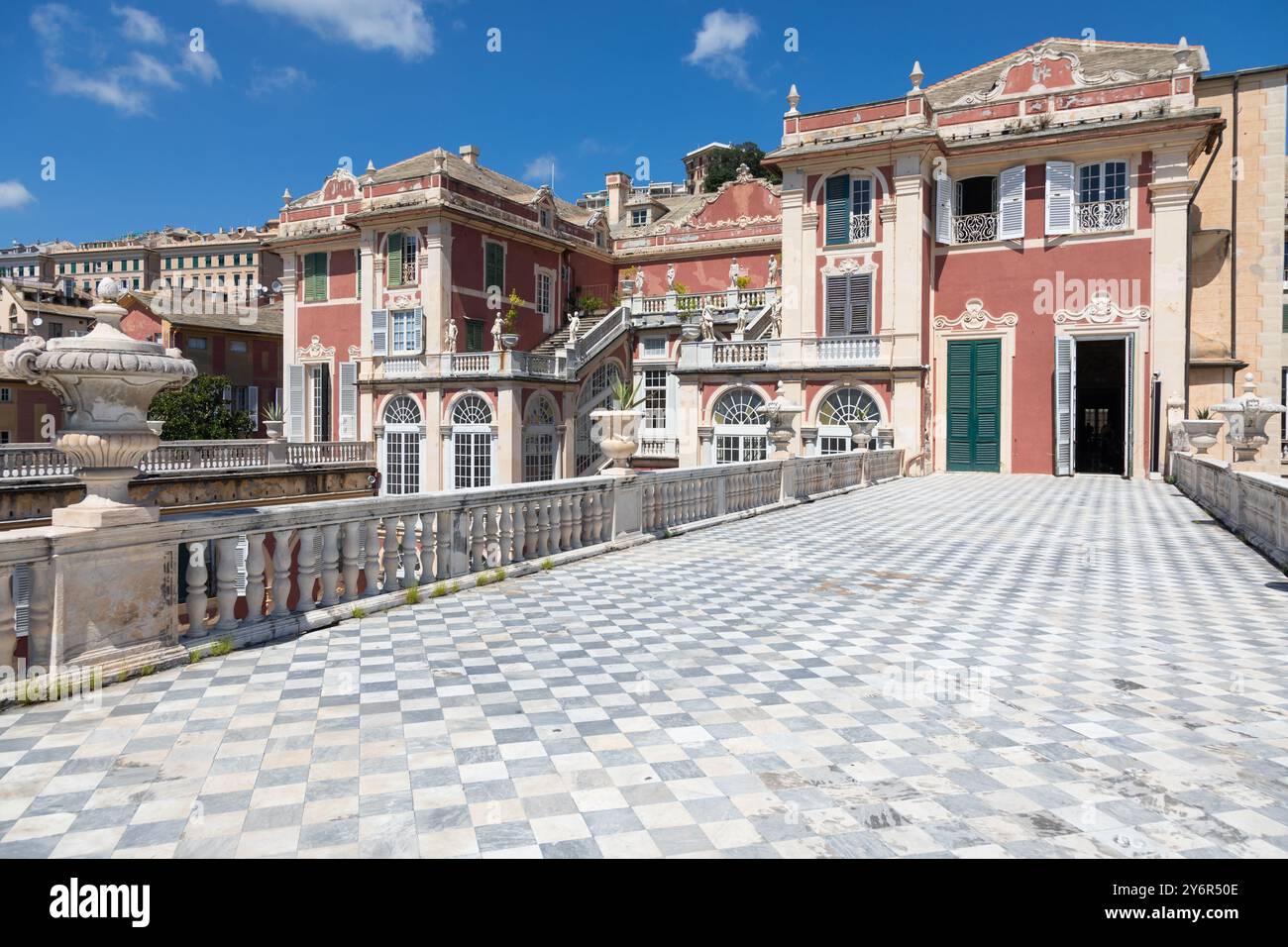 Genoa, Italy - 6 August 2023: Royal Palace - Palazzo Reale - exterior ...