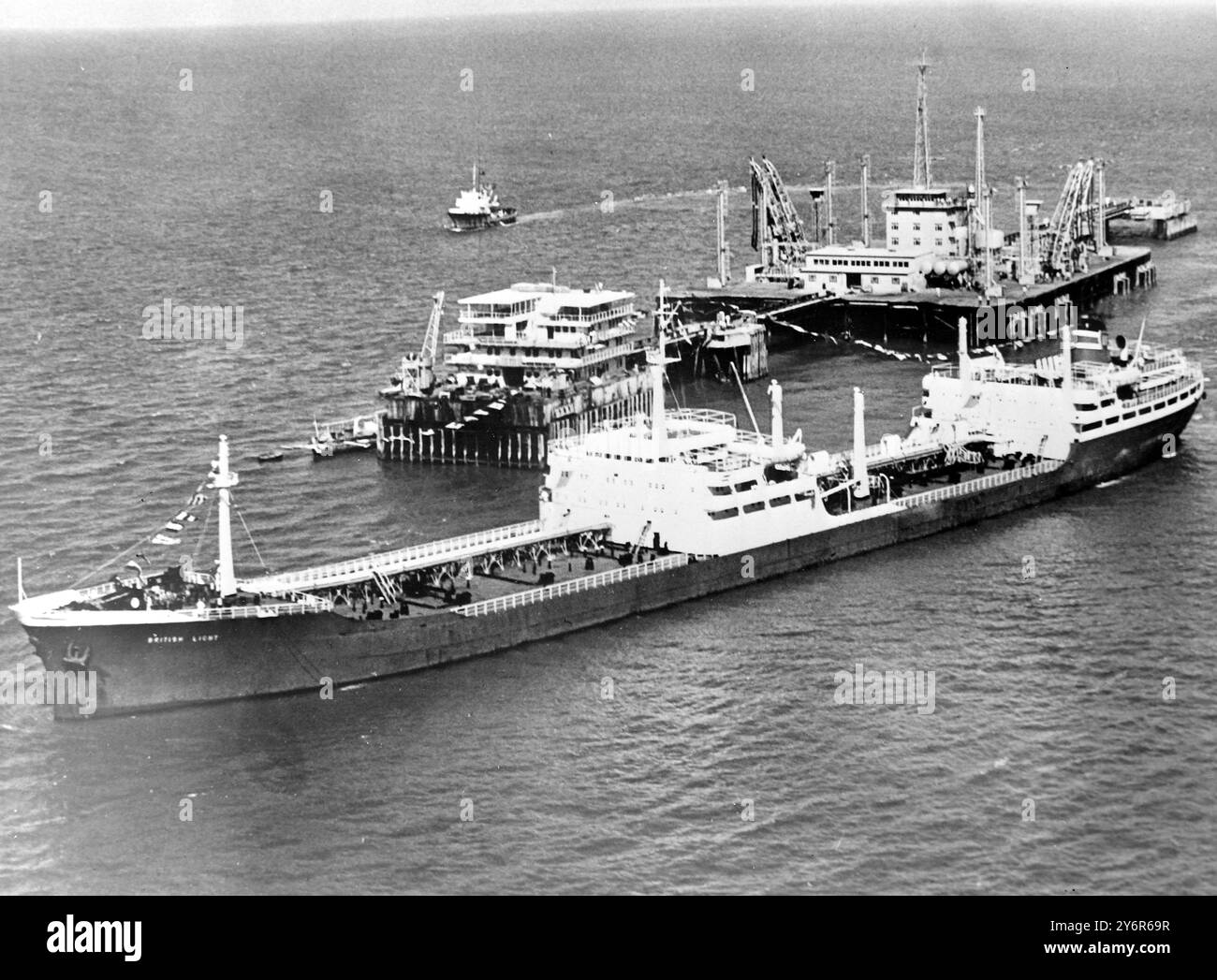 SHIPS TANKER BRITISH LIGHT OIL TANKER ARRIVES ; 17 MAY 1962 Stock Photo ...