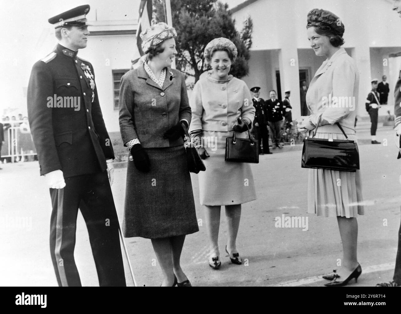 PRINCESS IRENE BEATRIX, MARGRIET WITH PRINCE OF GREECE IN ATHENS ; 12 ...