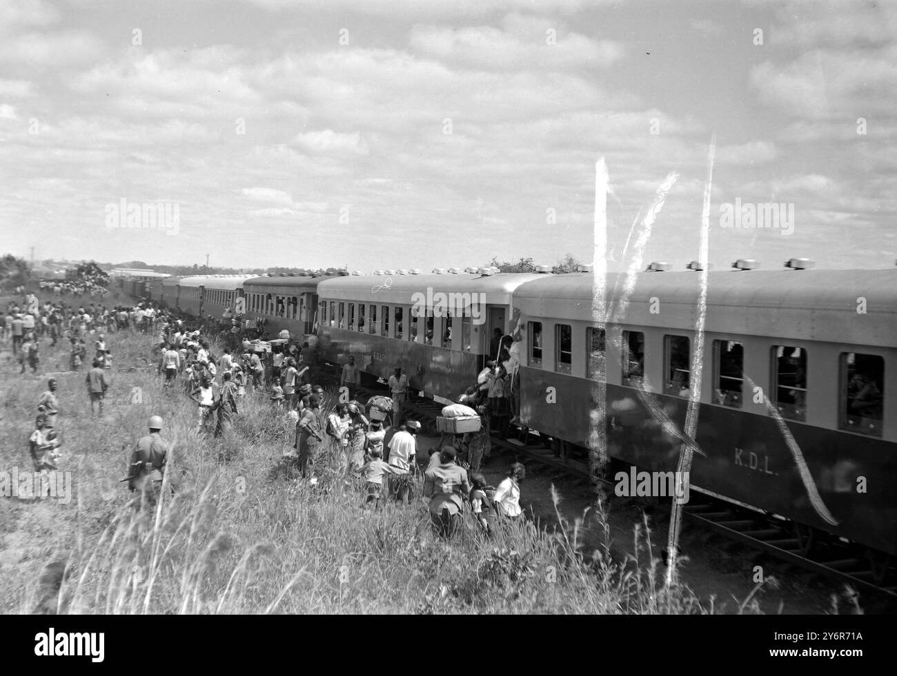 Old train guards Black and White Stock Photos & Images - Alamy