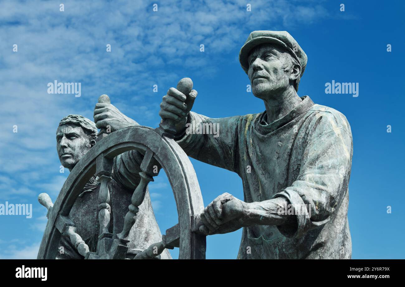 Lifesize Man And Boy Bronze Metal Sculpture By Elisabeth Hadley On ...