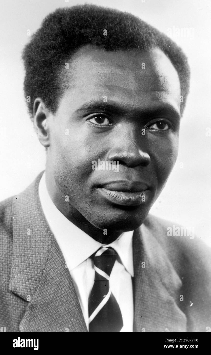 A M OBOTE - UGANDA GOVERNMENT MINISTER PORTRAIT ; 10 MAY 1962 Stock ...