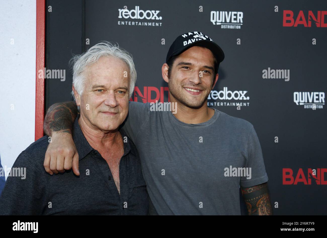 John Posey and Tyler Posey at the Los Angeles premiere of 'Bandit' held ...