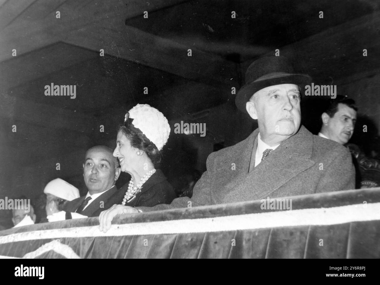 FRANCISCO FRANCO AT SPANISH UNIONS MAY DAY CELEBRATION IN MADRID / ; 4 ...