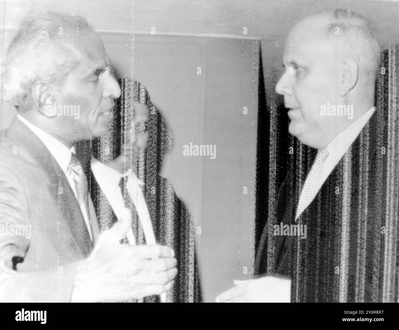 KRISHNA MENON WITH PLATON MOROZOV IN NEW YORK / ; 4 MAY 1962 Stock ...