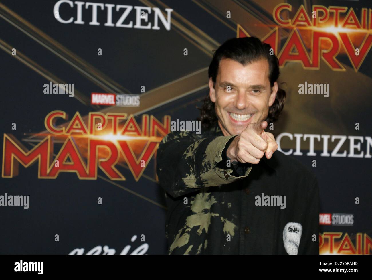 Gavin Rossdale at the World premiere of 'Captain Marvel' held at the El ...
