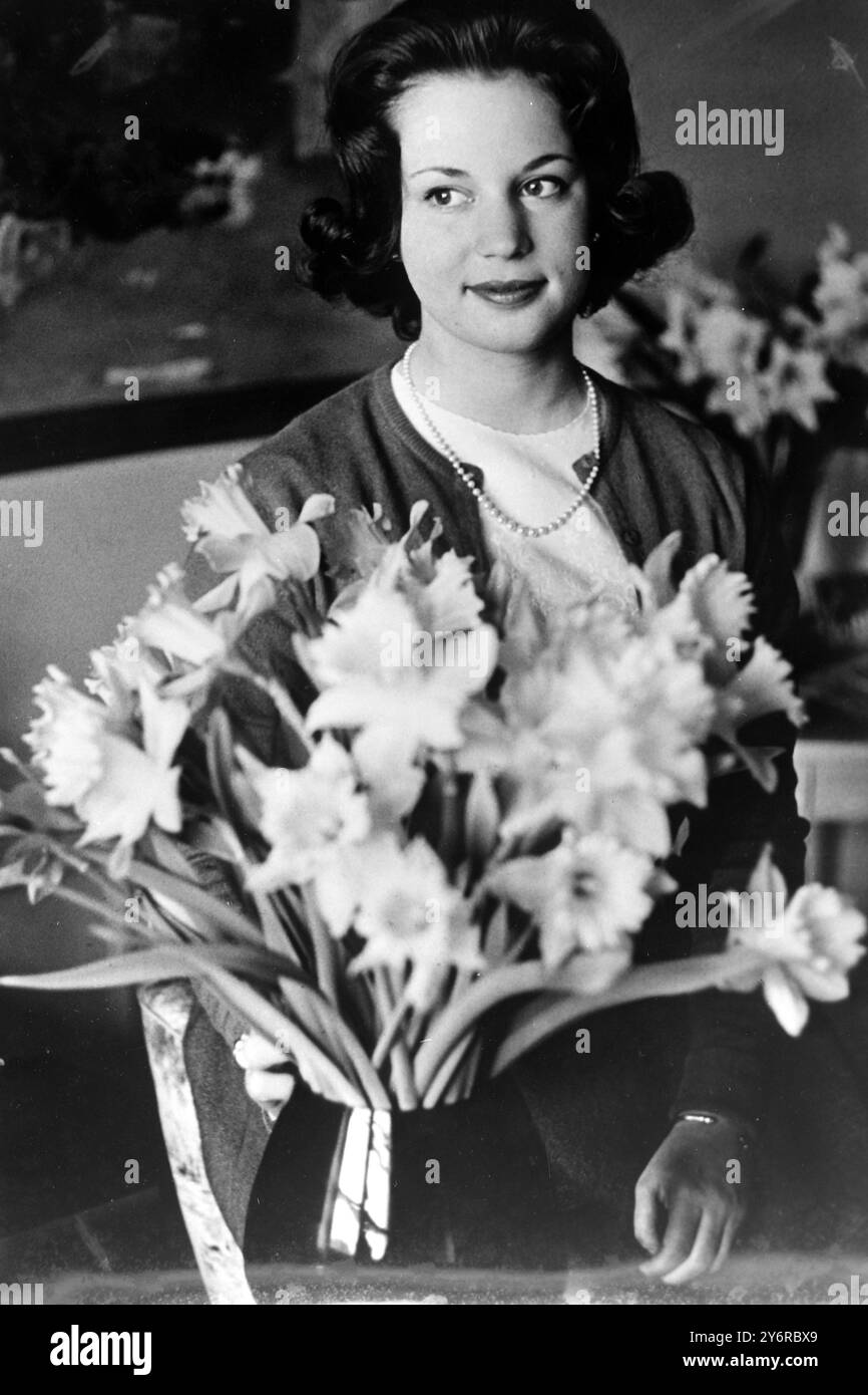 PRINCESS BENEDIKTE OF DENMARK IN HER ROOMS AT THE CASTLE ; 19 APRIL ...