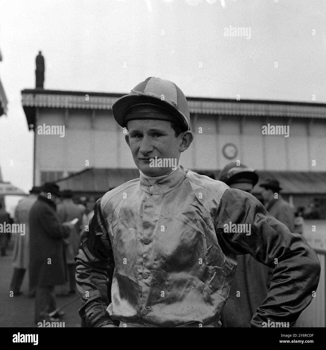 DA YATES - PORTRAIT OF A JOCKEY ; 18 APRIL 1962 Stock Photo - Alamy