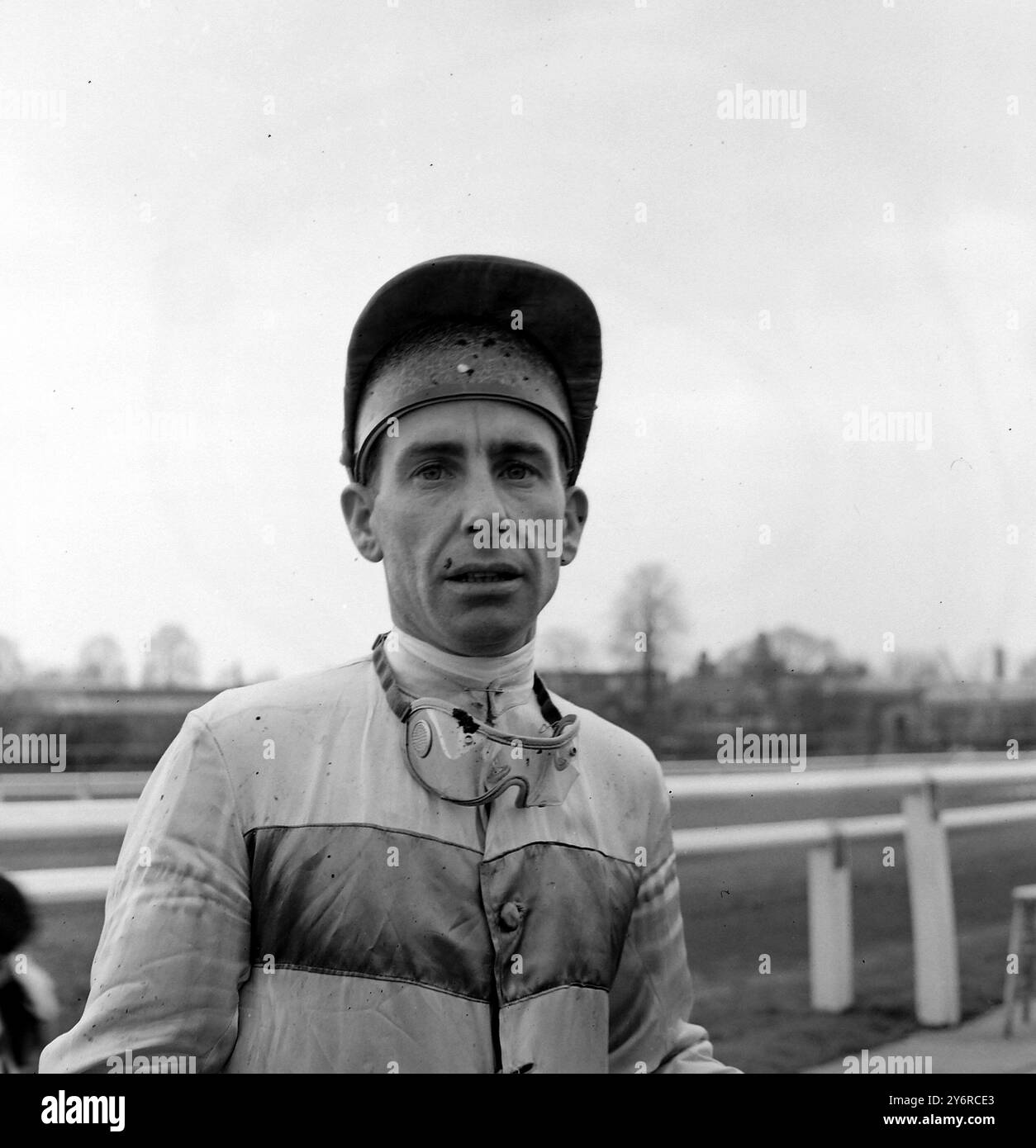 TOMMY CARTER - PORTRAIT OF A JOCKEY / ; 18 APRIL 1962 Stock Photo - Alamy