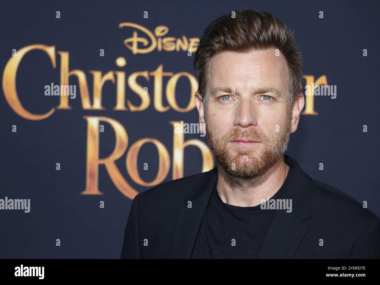 Ewan McGregor at the Los Angeles premiere of 'Christopher Robin' held ...