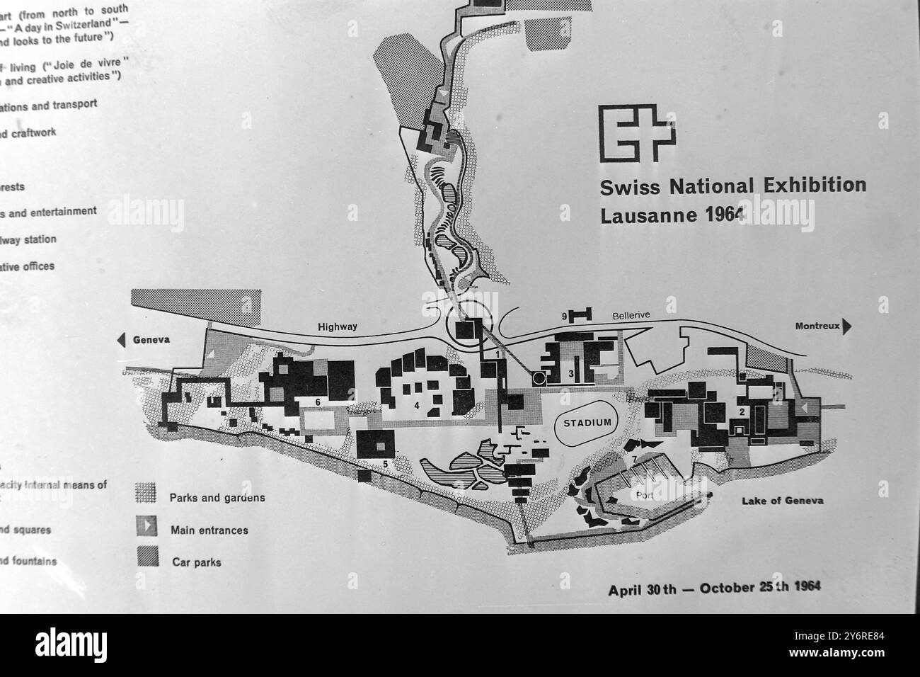 MODELS SWISS NATIONAL EXHIBITION IN LUSANNE ; 10 APRIL 1962 Stock Photo ...