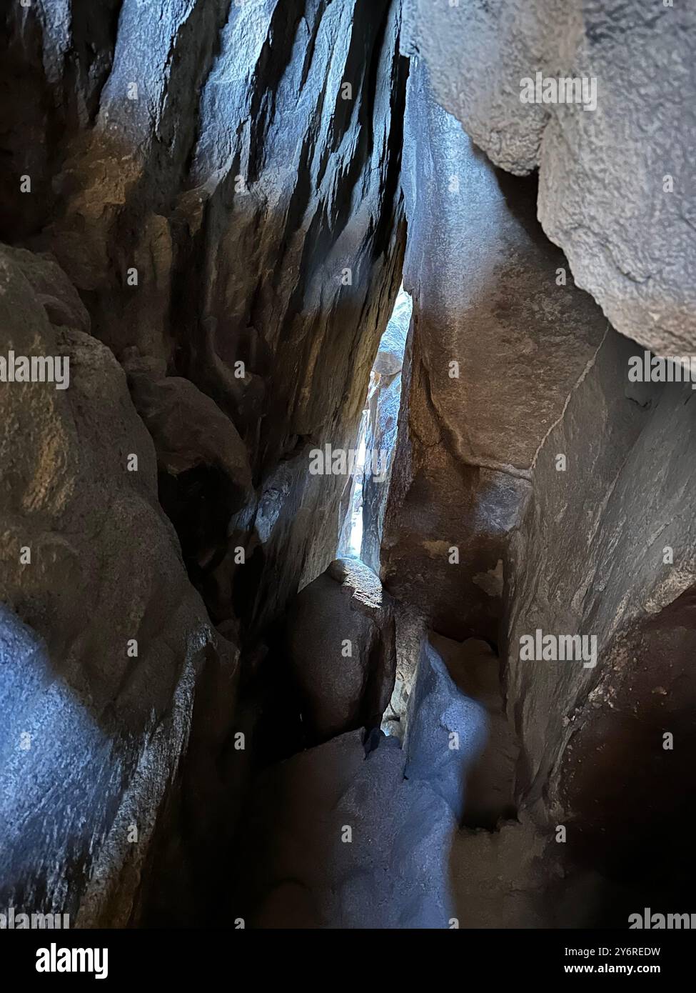 Narrow passage inside rocky hi-res stock photography and images - Alamy