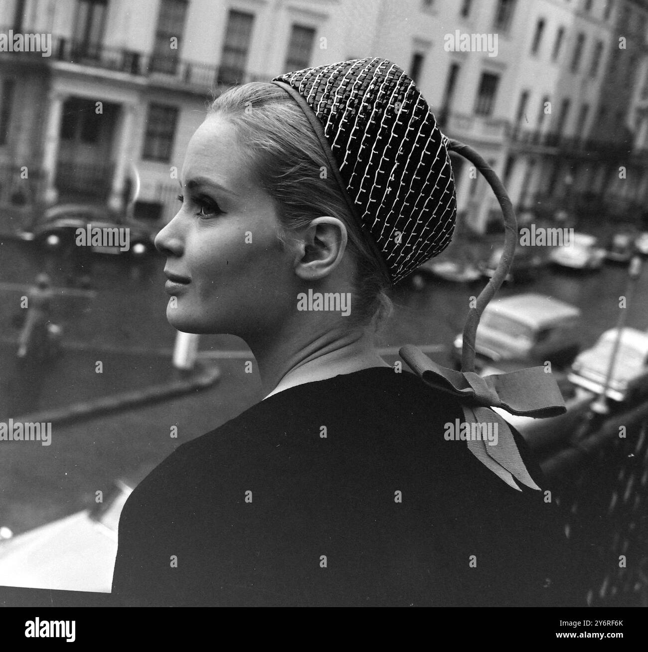 CELIA HAMMOND MODELS CHINESE TAMBOURINE HT / ; 4 APRIL 1962 Stock Photo ...