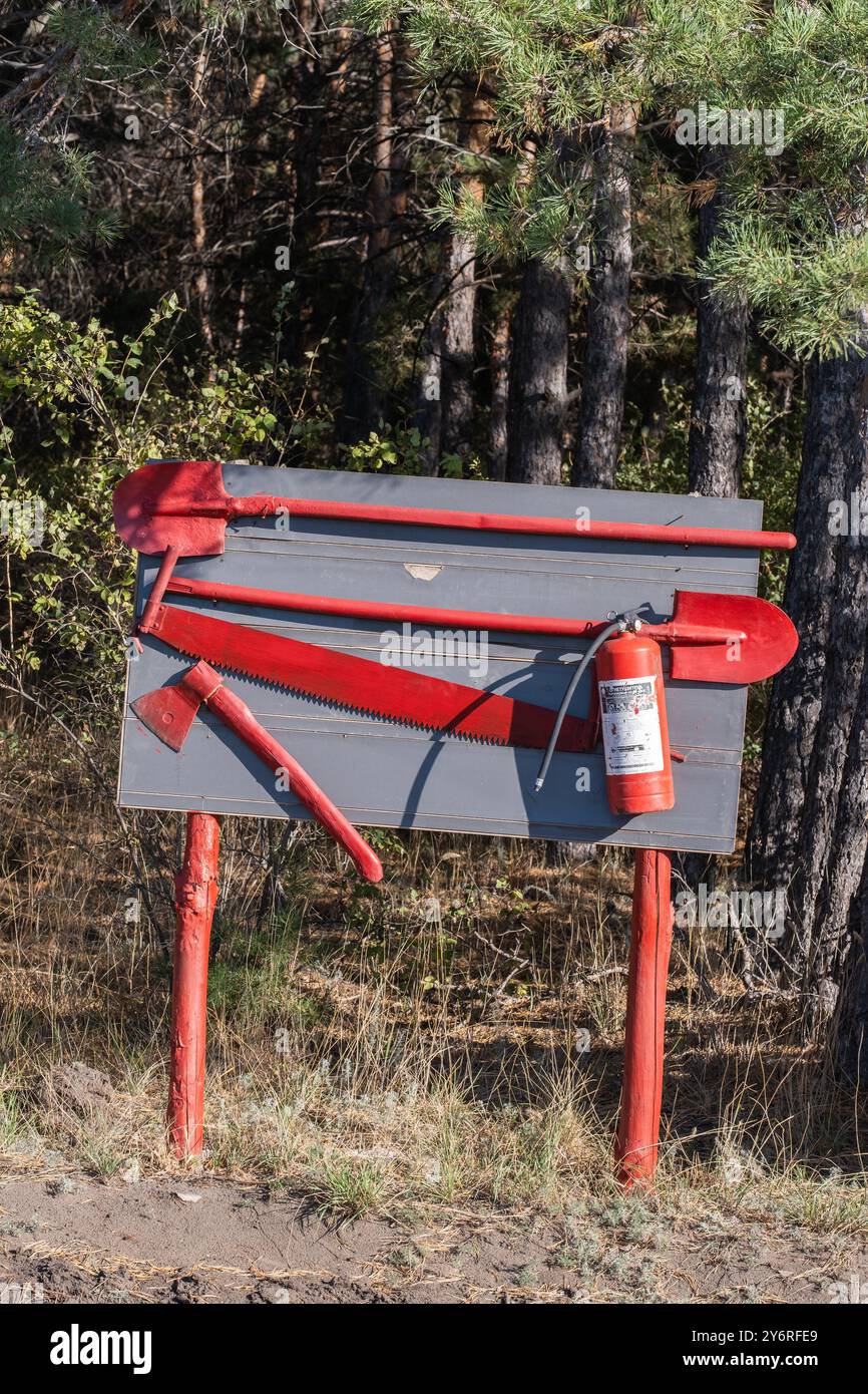 Firefighting tools forest hi-res stock photography and images - Alamy