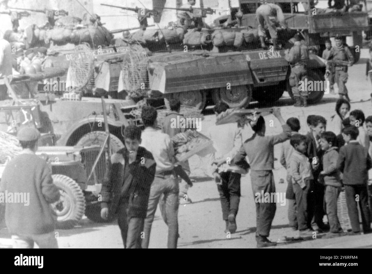 French security forces Black and White Stock Photos & Images - Alamy