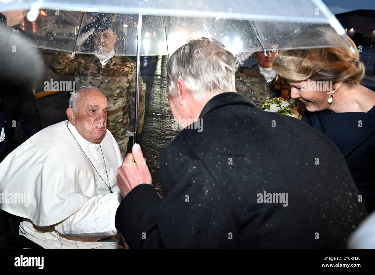 Pope Francis, King Philippe - Filip of Belgium, Queen Mathilde of ...