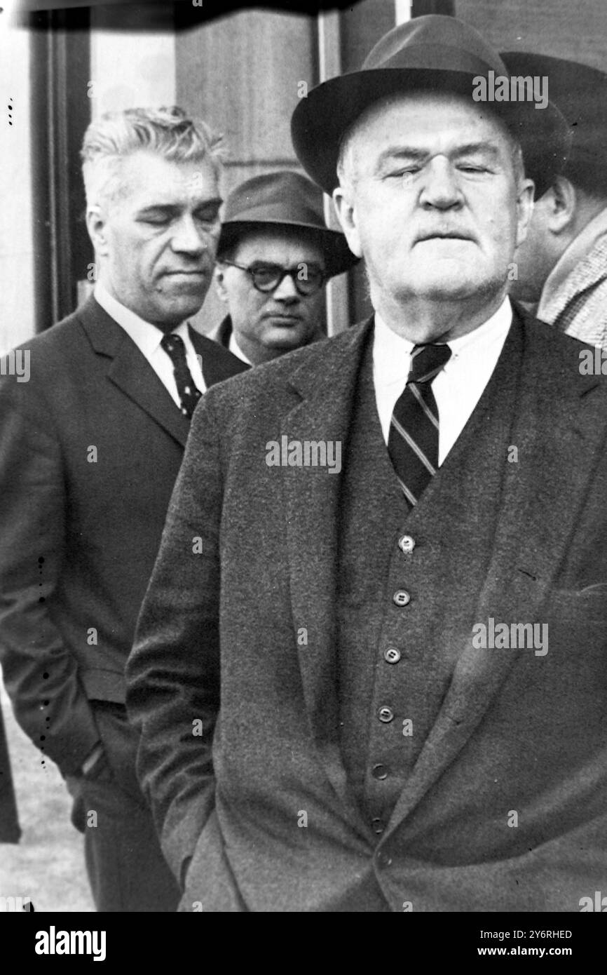 SOVIET POLITICIAN SEMION TSARAPKIN WITH ARTHUR DEAN IN GENEVA 26 MARCH ...