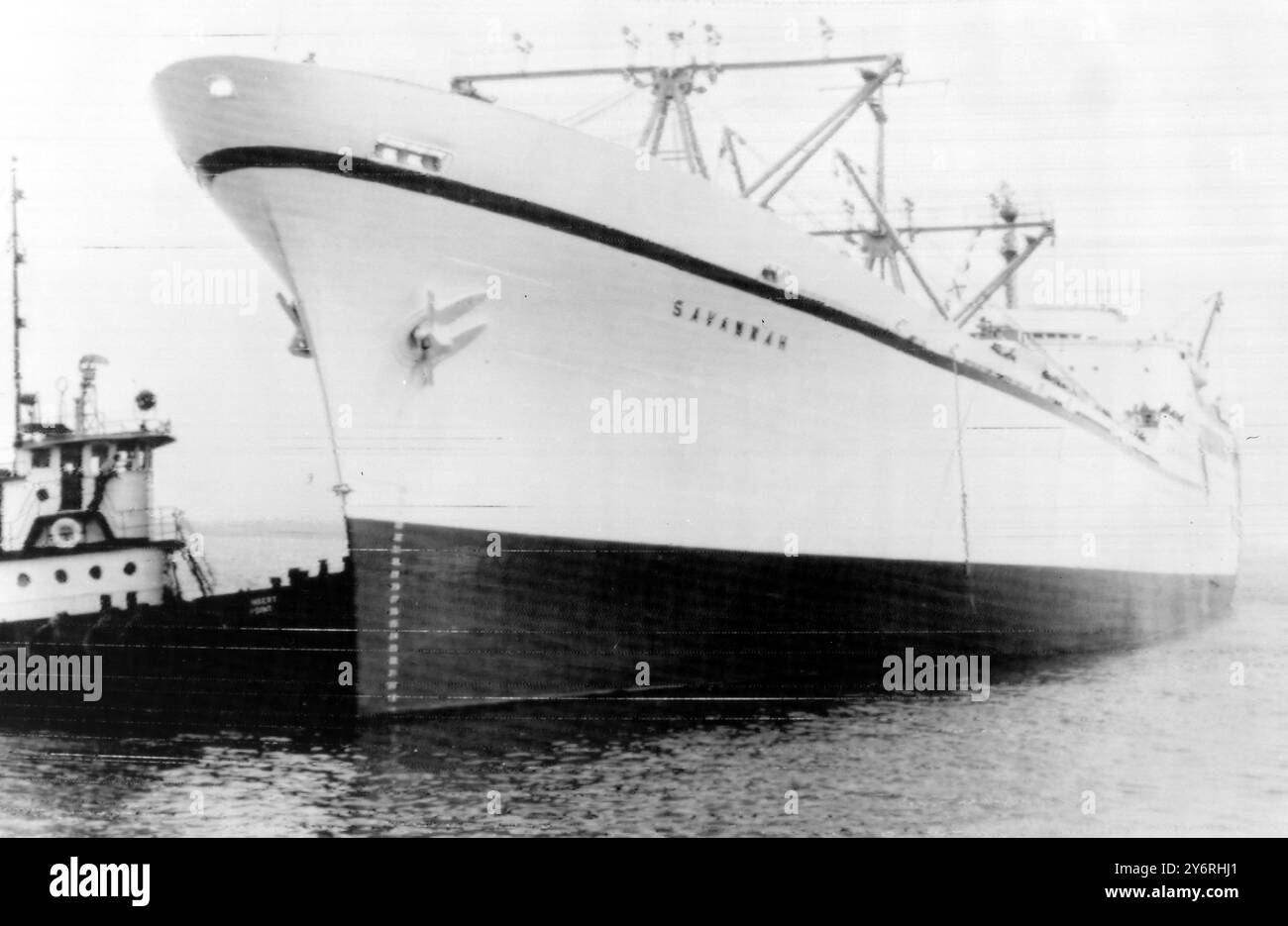 SHIPS FIRST NUCLEAR POWERED SAVANNAH 24 MARCH 1962 Stock Photo - Alamy
