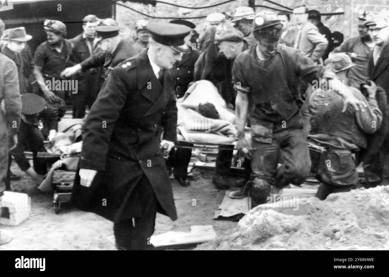 VICTIMS OF A PIT EXPLOSION IN ACCRINGTON 22 MARCH 1962 Stock Photo - Alamy