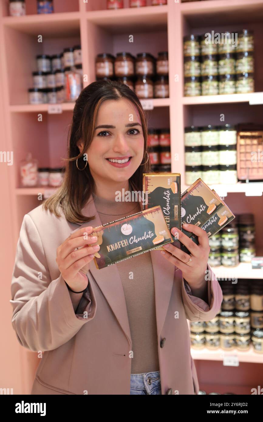 Bochum, Germany. 25th Sep, 2024. Influencer Kiki Aweimer stands in her ...