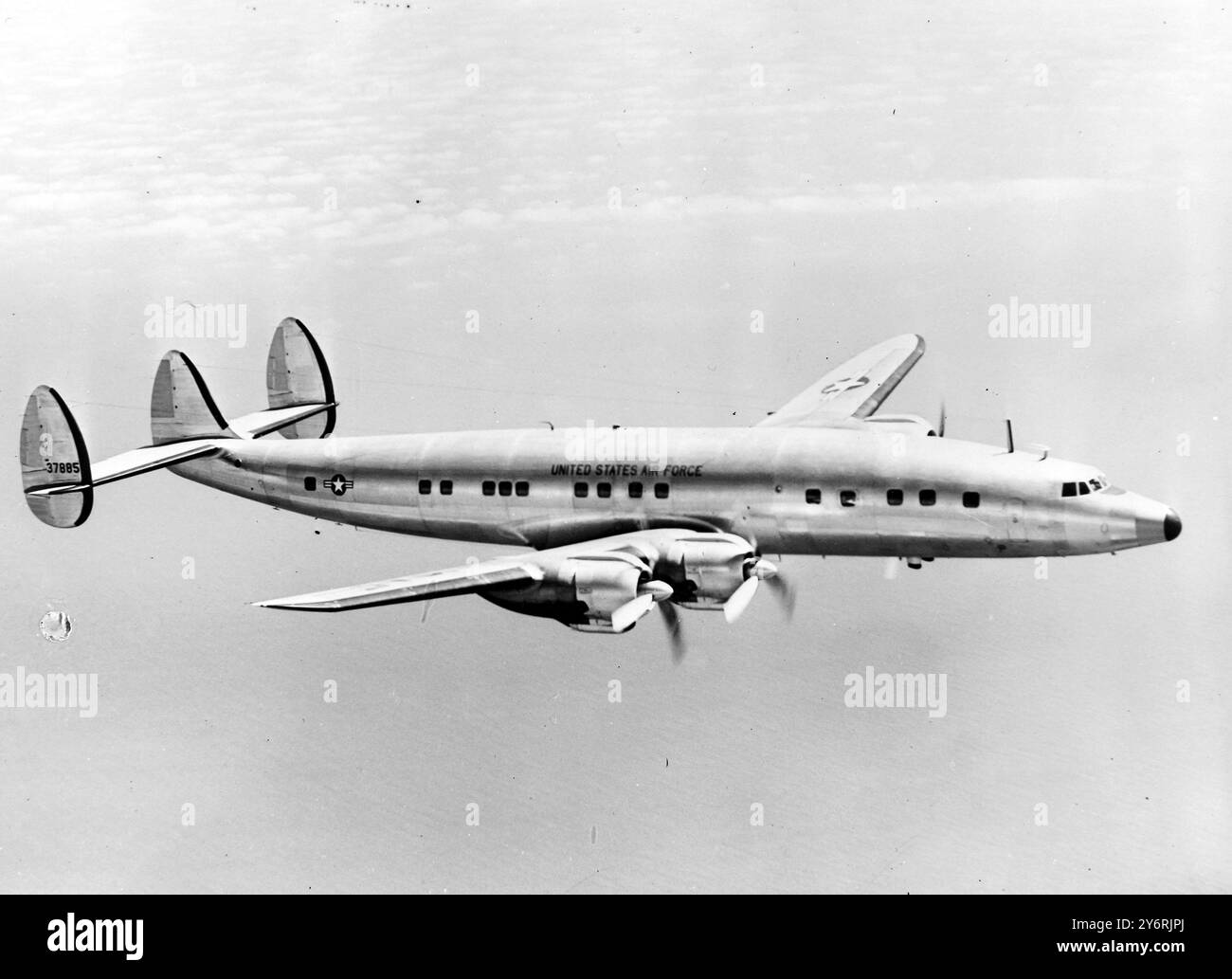 The Columbine III, US Air Force Lockheed Super Constellation shown here ...