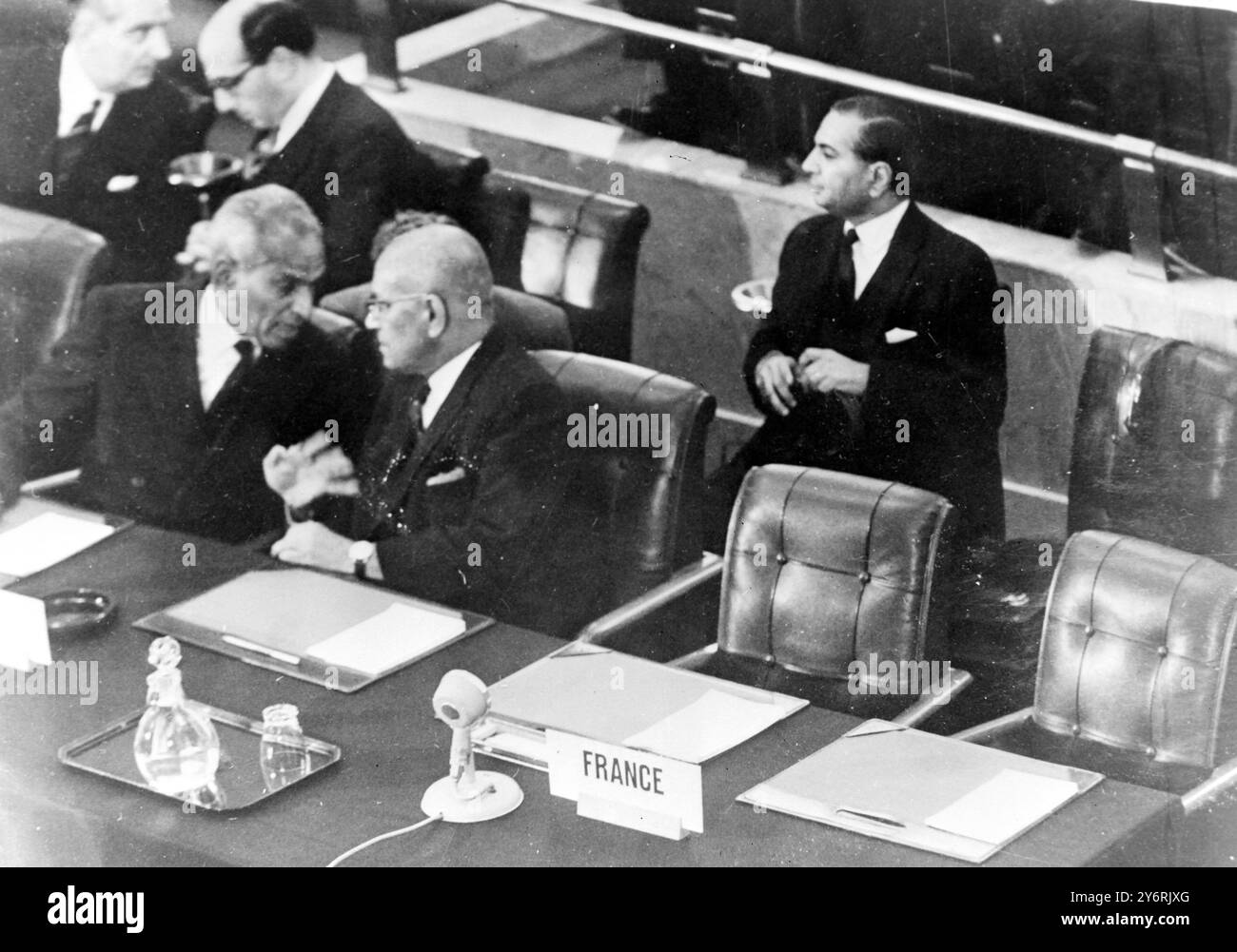 INDIAN FOREIGN MINISTER KRISHNA MENON AT GENEVA CONFERENCE / 14 MARCH ...