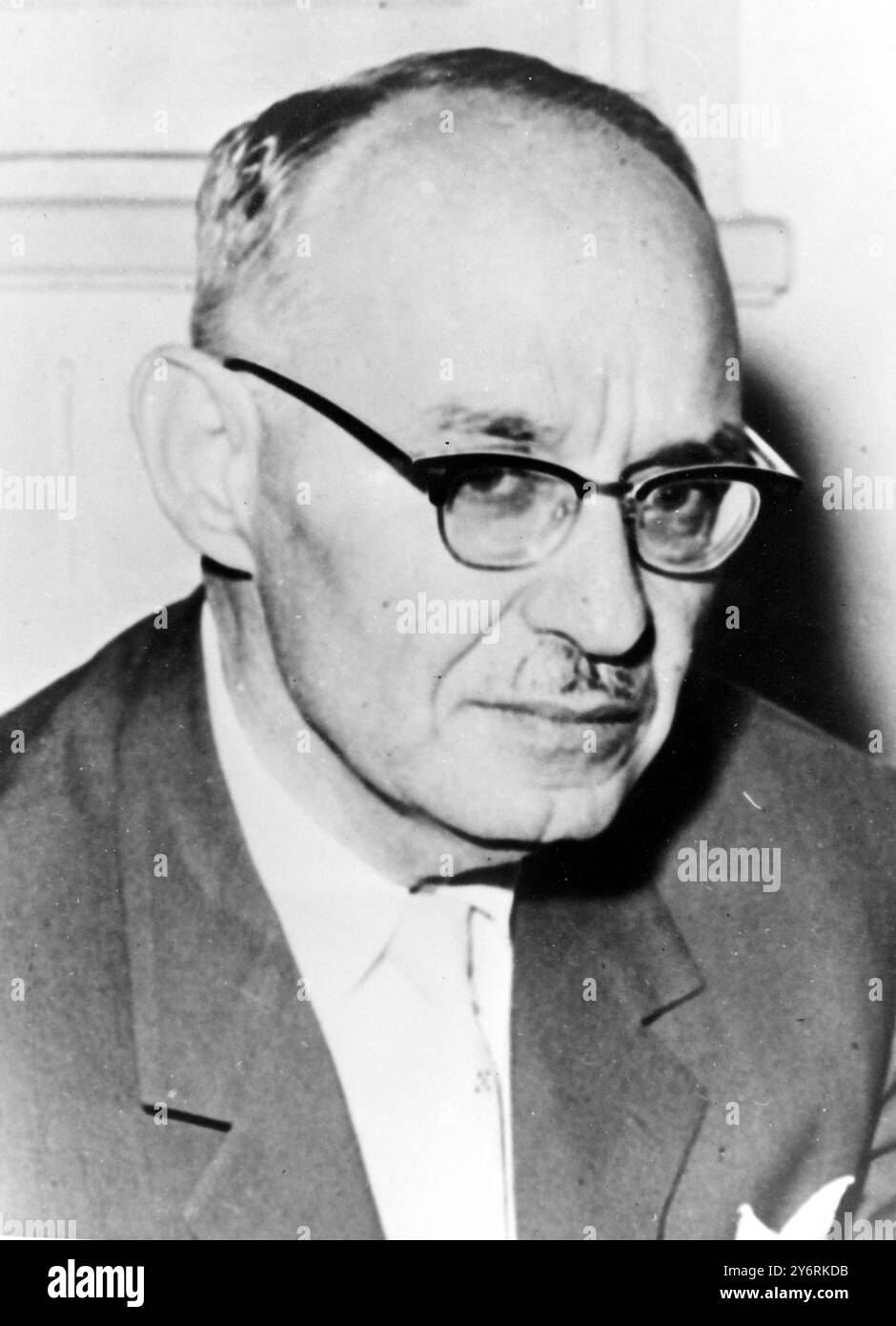 AHMED MEDANI ALGERIAN REBEL GOVERNMENT MINISTER / 12 MARCH 1962 Stock ...