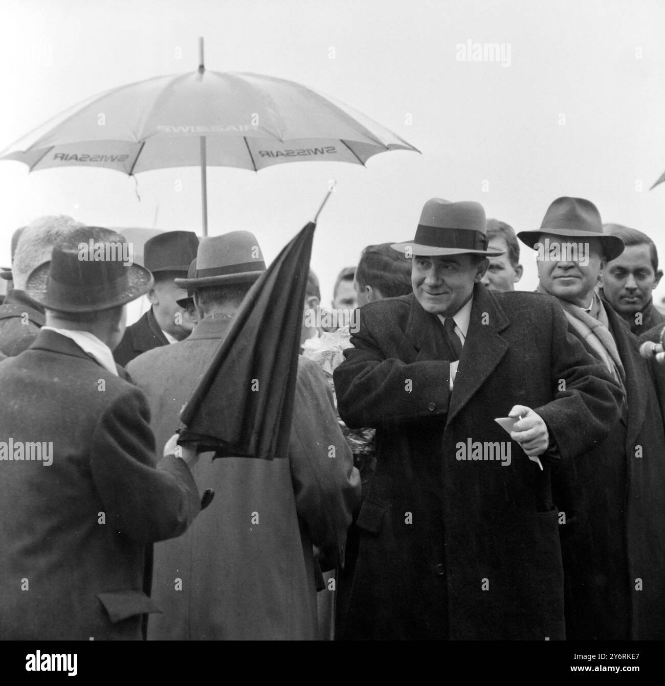 SOVIET ANDREI GROMYKO AT GENEVA CONFERENCE / 11 MARCH 1962 Stock Photo ...