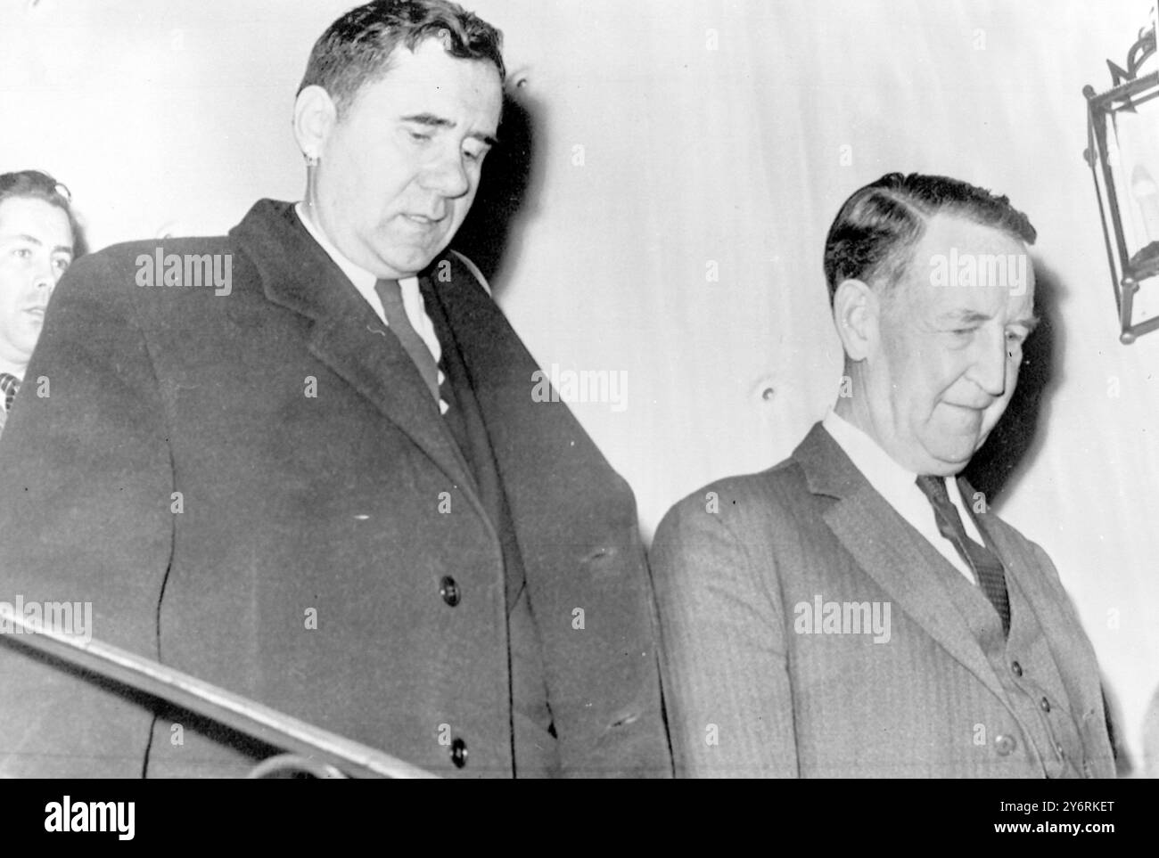 SOVIET ANDREI GROMYKO IN GENEVA WITH LLEWELYN THOMPSON / 12 MARCH 1962 ...