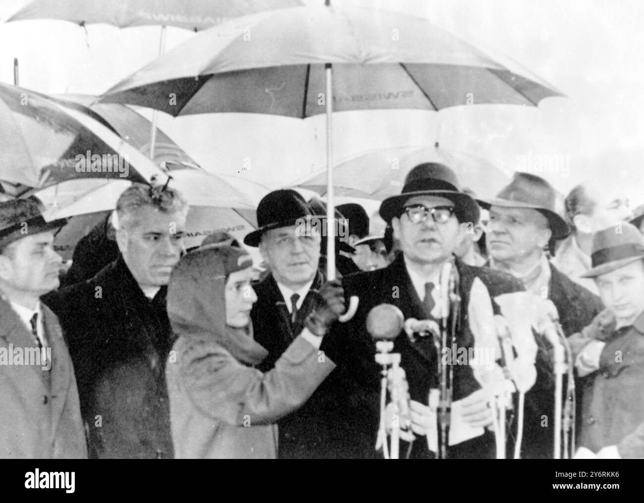 SOVIET ANDREI GROMYKO IN GENEVA AT DISARMAMENT CONFERENCE WITH ...