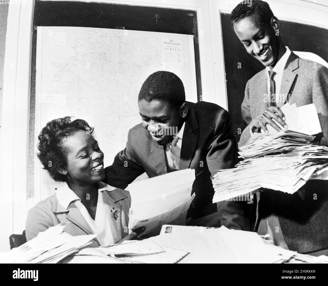 HANNAH BRIGHT-TAYLOR - BBC AFRICAN SERVICE / 9 MARCH 1962 Stock Photo ...