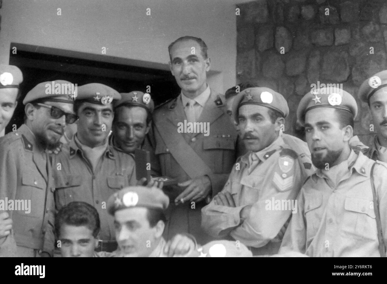 CAPTAIN GUISEPPE CIPOLAT OF ITALIAN RED X CROSS IN KATANGA WITH HIS ...