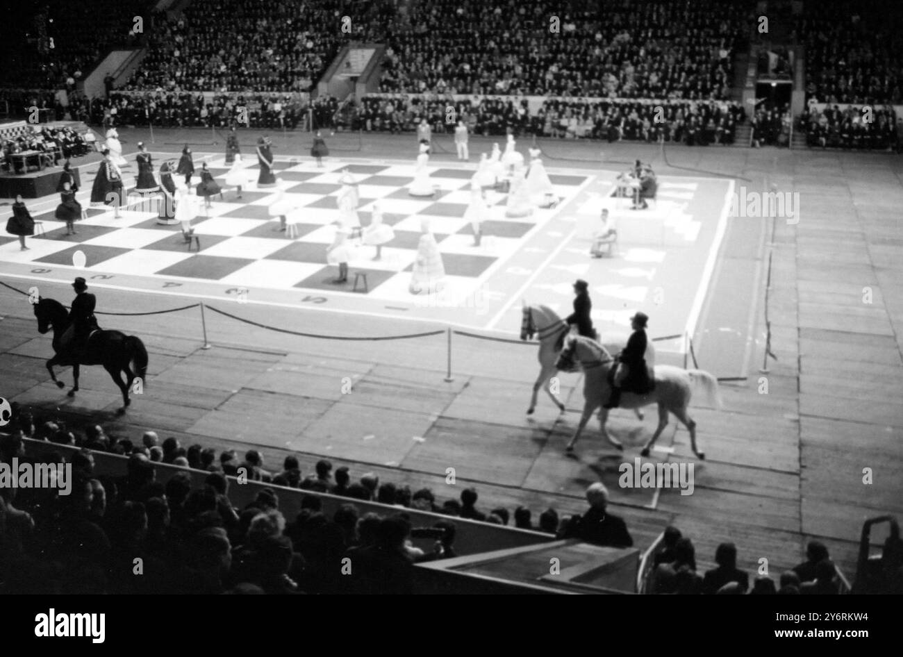 HUMAN GAMES CHESS SMYSLOV AND BOTVINNIK MOSCOW 9 MARCH 1962 Stock Photo ...