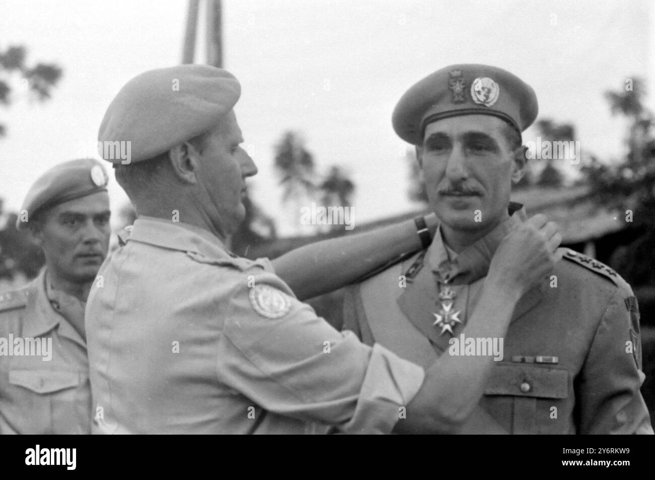 CAPTAIN GUISEPPE CIPOLAT OF ITALIAN RED X CROSS IN KATANGA 9 MARCH 1962 ...