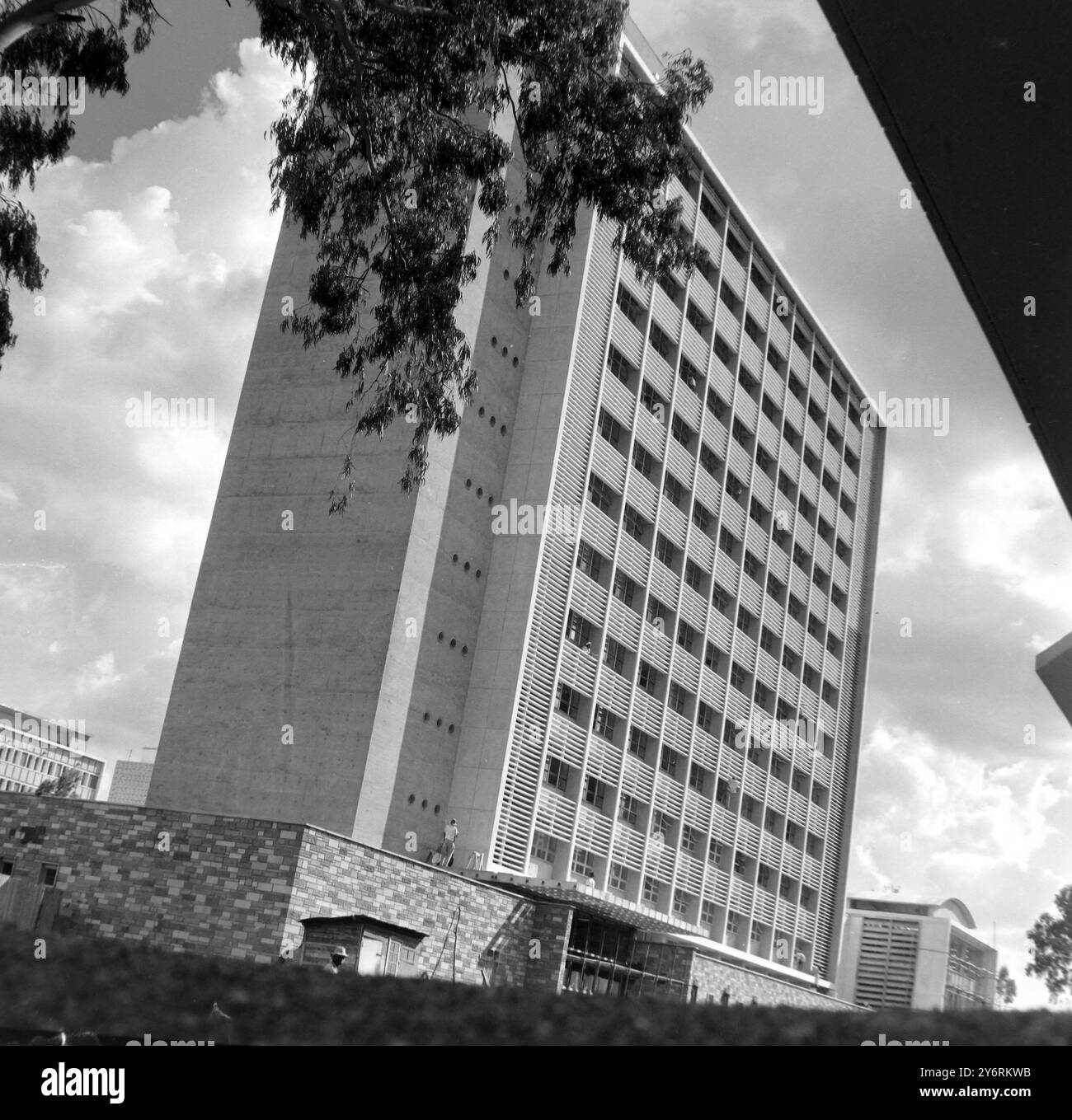 BUILDINGS MINISTRY OF WORKS NAIROBI 8 MARCH 1962 Stock Photo - Alamy