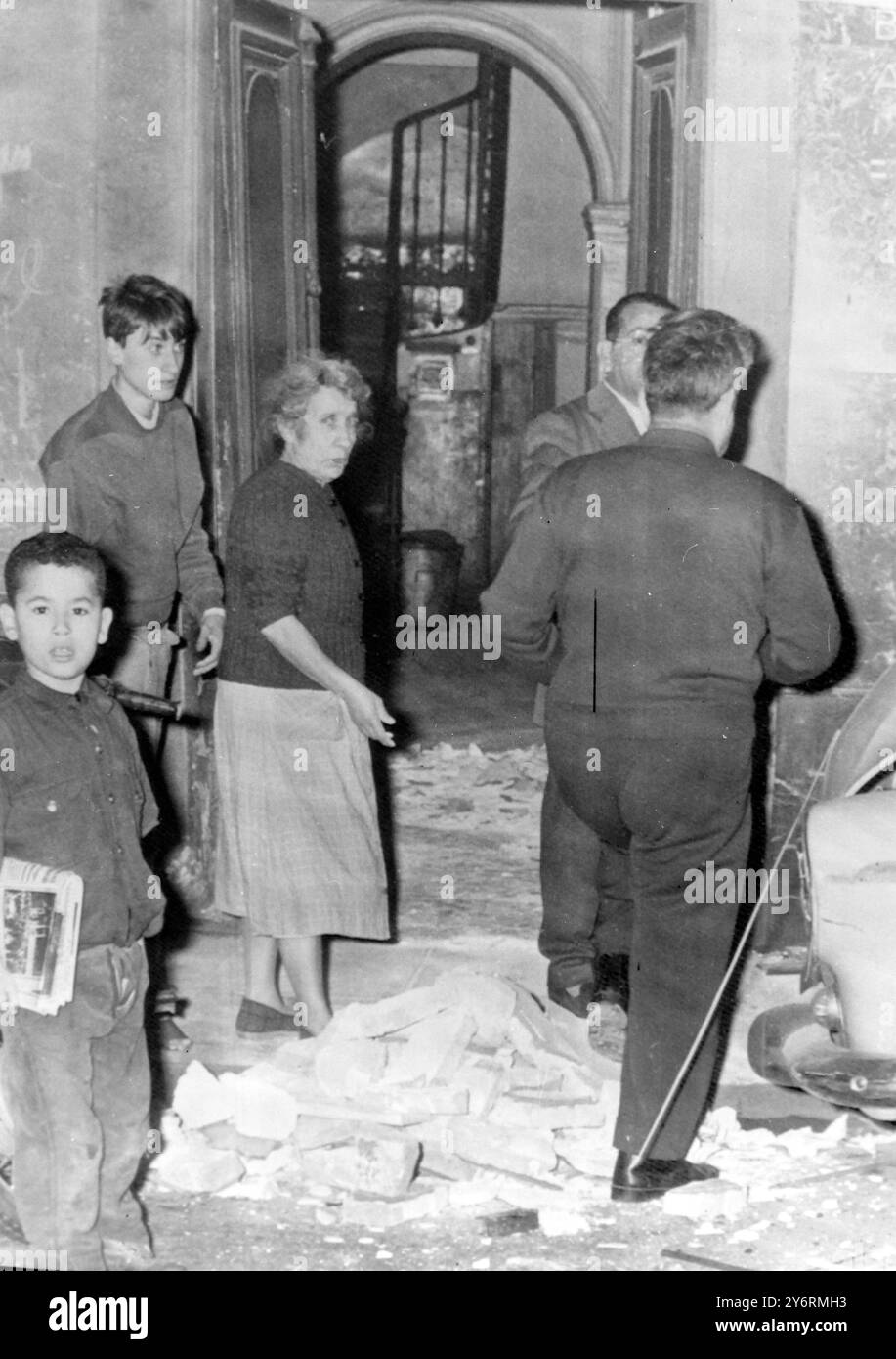 OAS VICTIM OF BOMB EXPLOSION IN ALGIERS 5 MARCH 1962 Stock Photo - Alamy